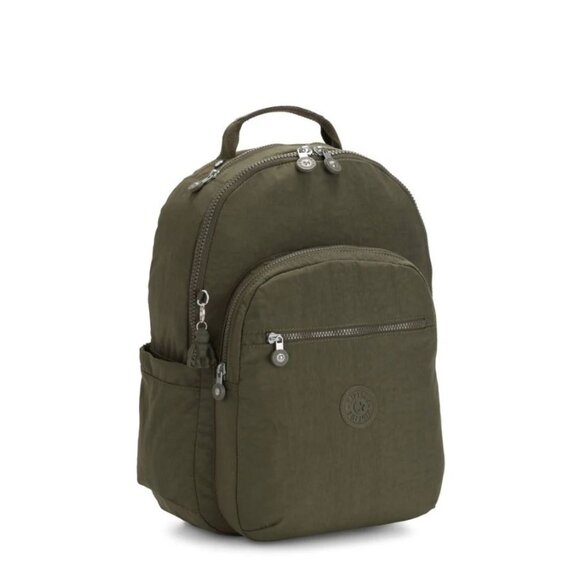 Kipling | Bags | Nwt Kipling Seoul Large Laptop Backpack Jaded Green ...